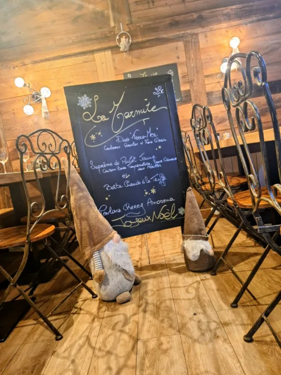 Restaurant à Valmorel Menu du Jour de Noël 28€ | Restaurant La Marmite